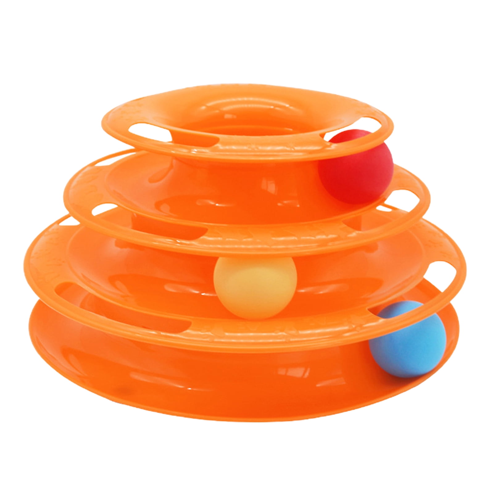Biplut Cat Plate Toy Built-in Balls Creative Entertaining Scratch ...