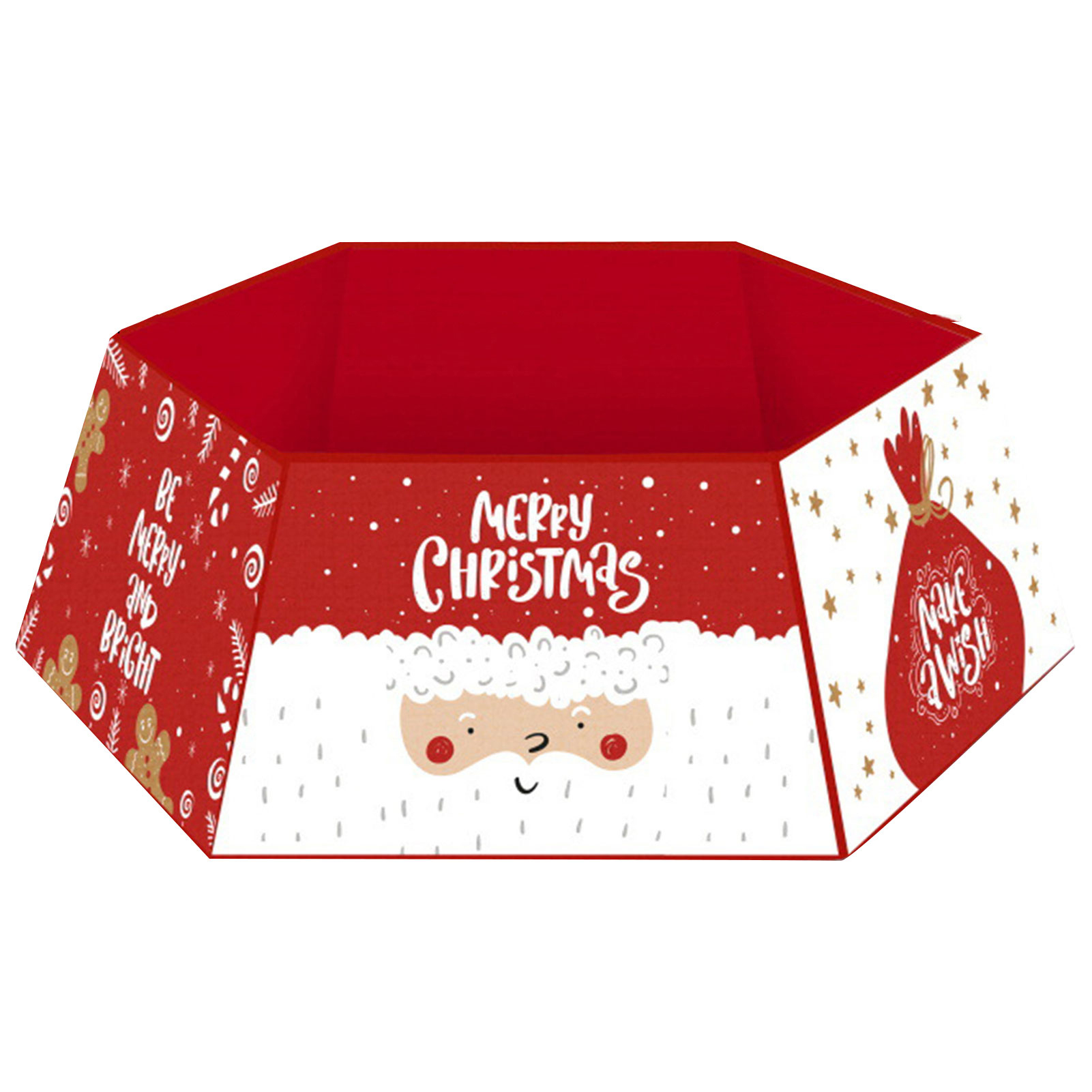 Biplut Christmas Tree Collar Cute Santa Claus Snowman Letter Printed ...