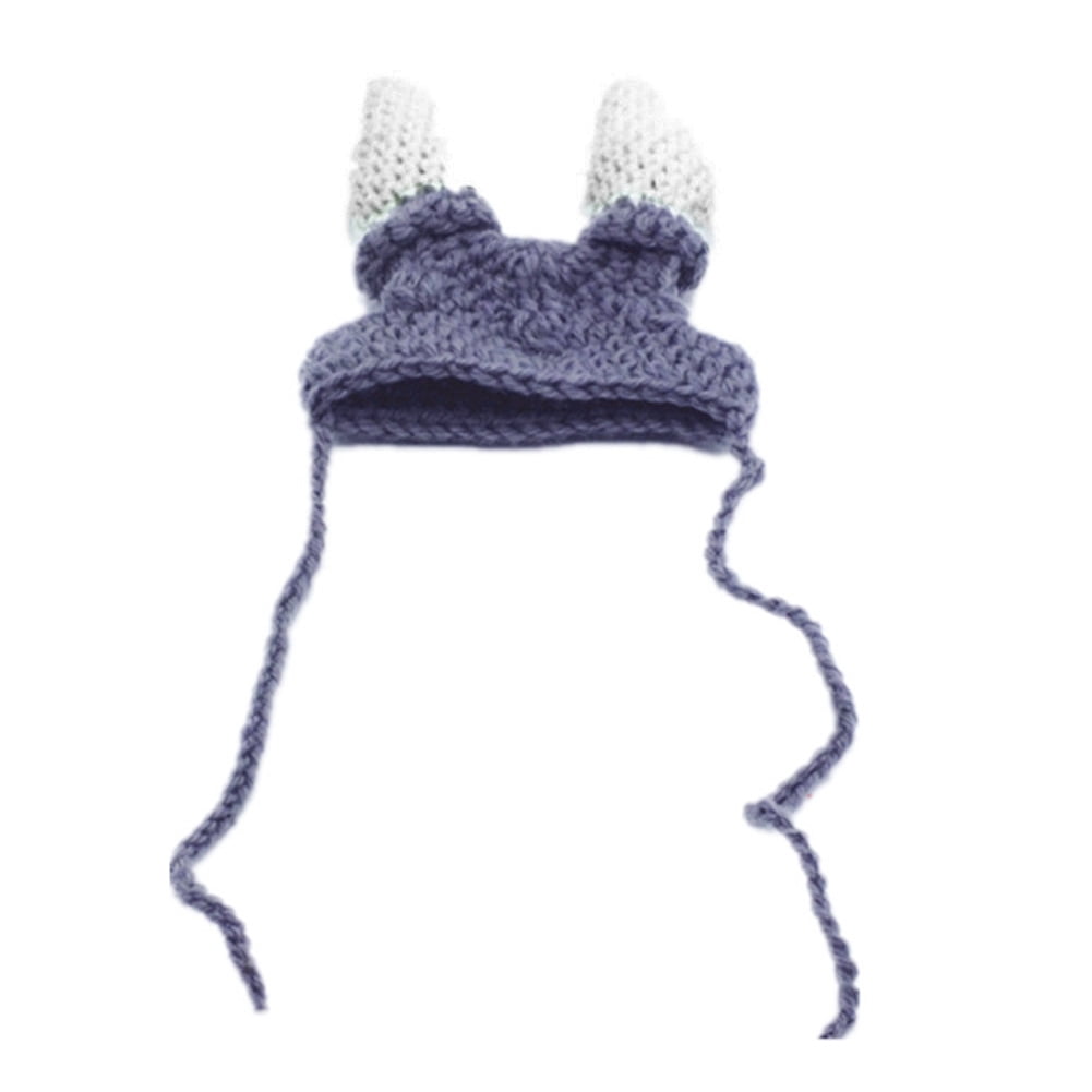 Biplut Cute Cartoon Handmade Cat Cotton thread Hat Cap with Horn Pet ...