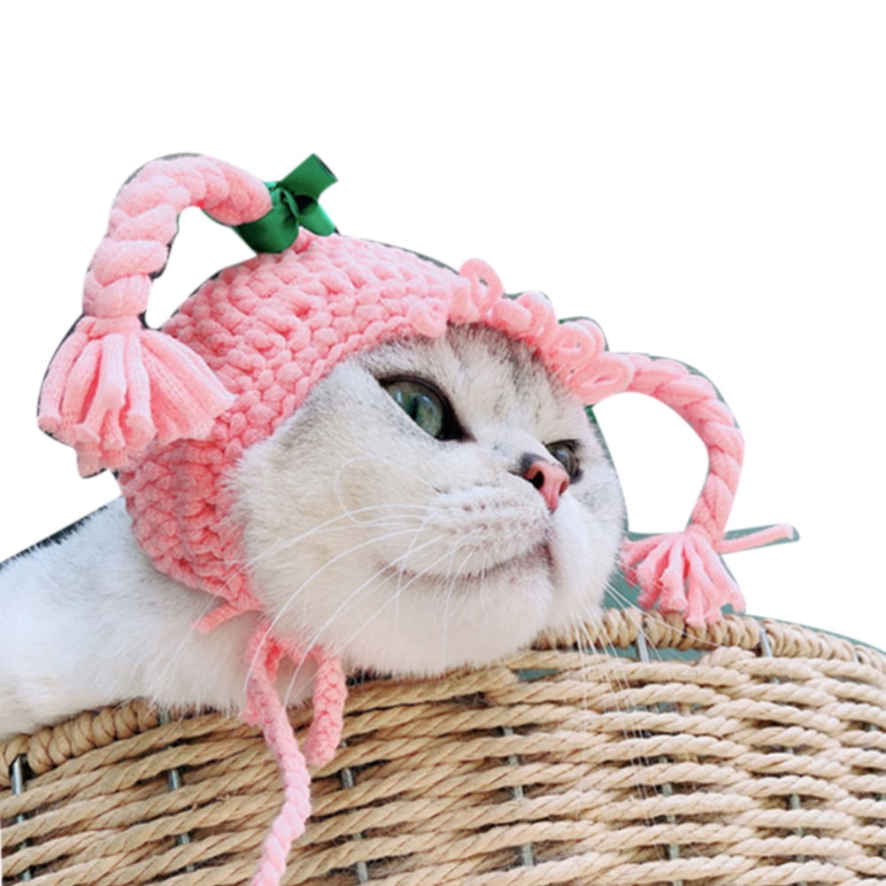 Biplut Cute Cartoon Handmade Dog Cat Hat Animal Party Costume Cap Pet ...