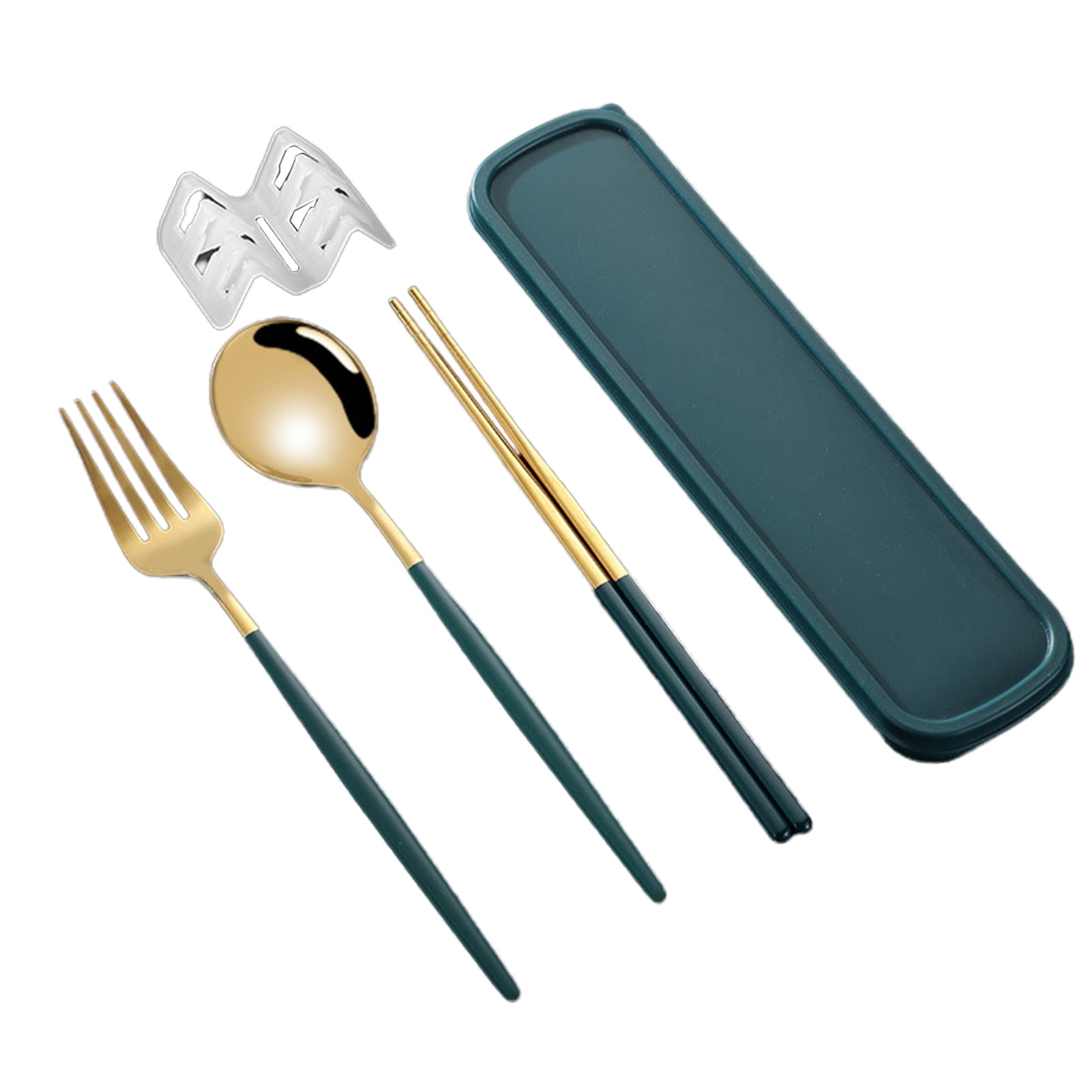 Biplut Flatware Kit Korean Style Dust proof Stainless Steel Chopsticks ...