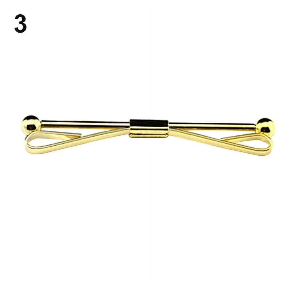 Biplut Gentlemen Tie Clip Bar Clasp Cravat Pin Skinny Collar Silver ...