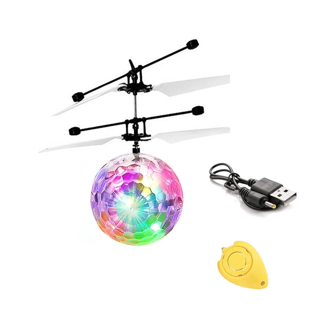 Biplut Kids Mini IR Sensing RC Helicopter Aircraft Flying Ball Toys ...