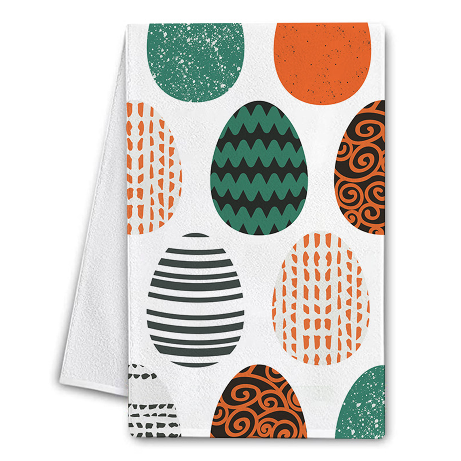 Biplut Kitchen Towel Soft Water Absorption Microfiber Easter Rabbit ...