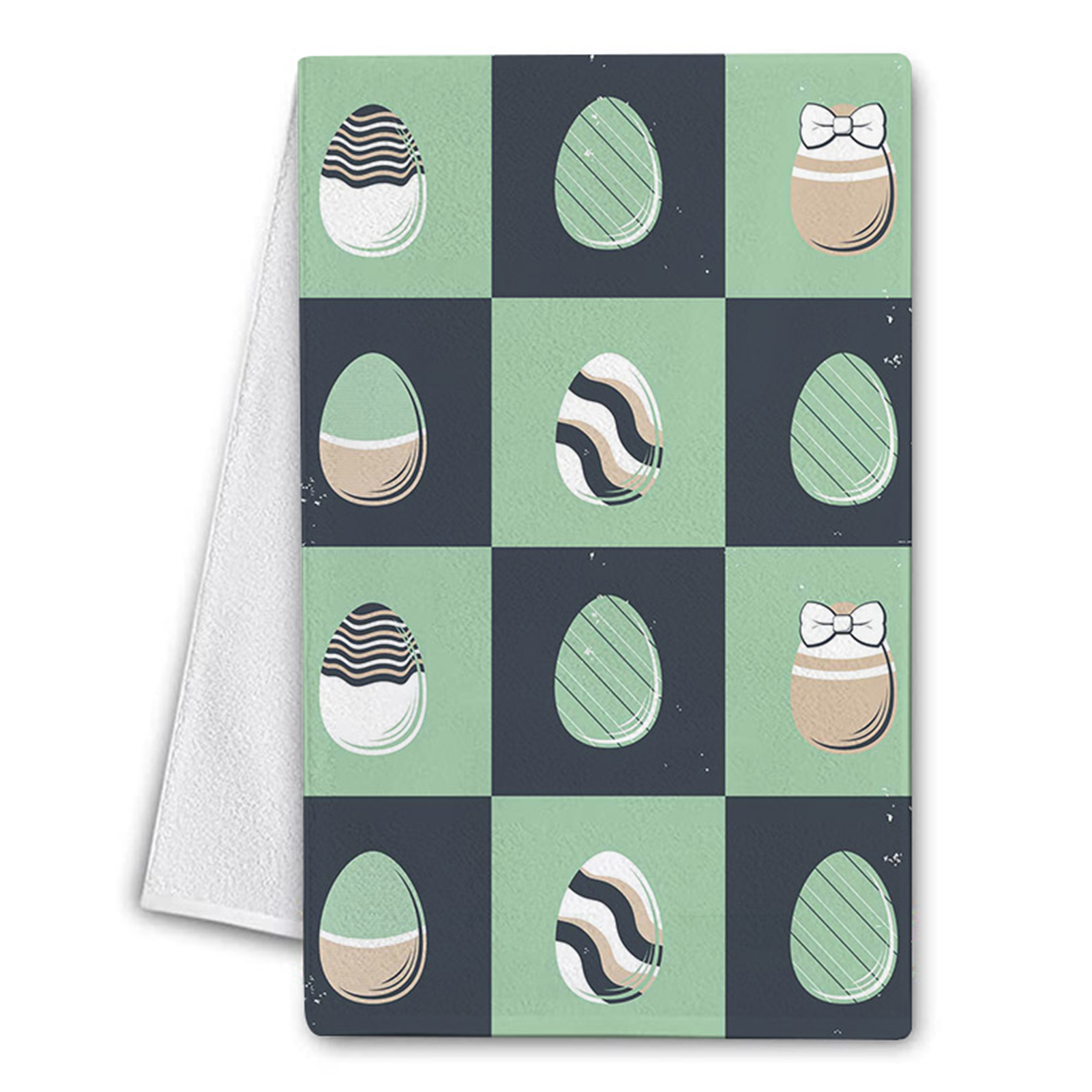 Biplut Kitchen Towel Soft Water Absorption Microfiber Easter Rabbit ...