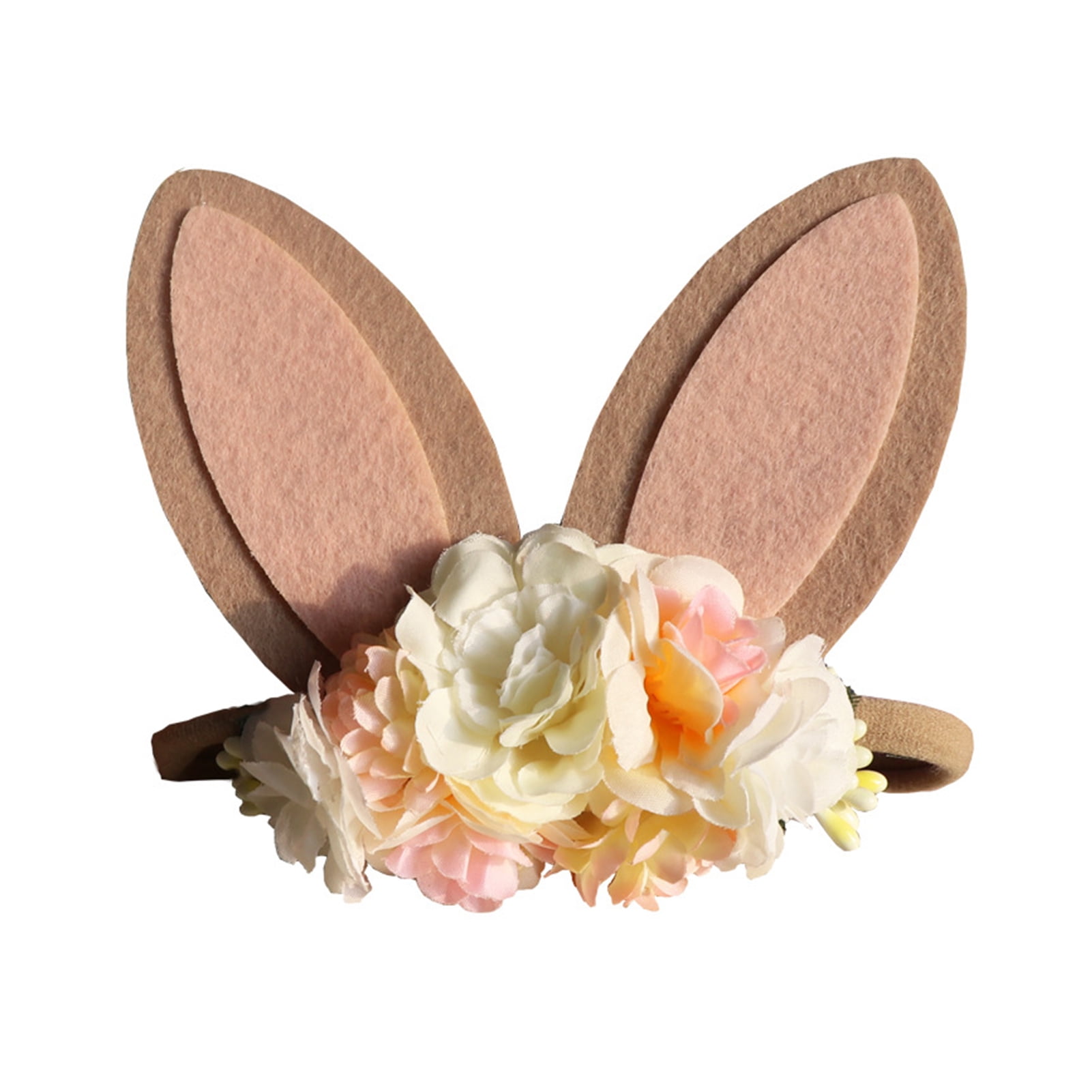 Biplut Lovely Rabbit Ear Shape Hairband Decor Beautiful Fine Knitted ...