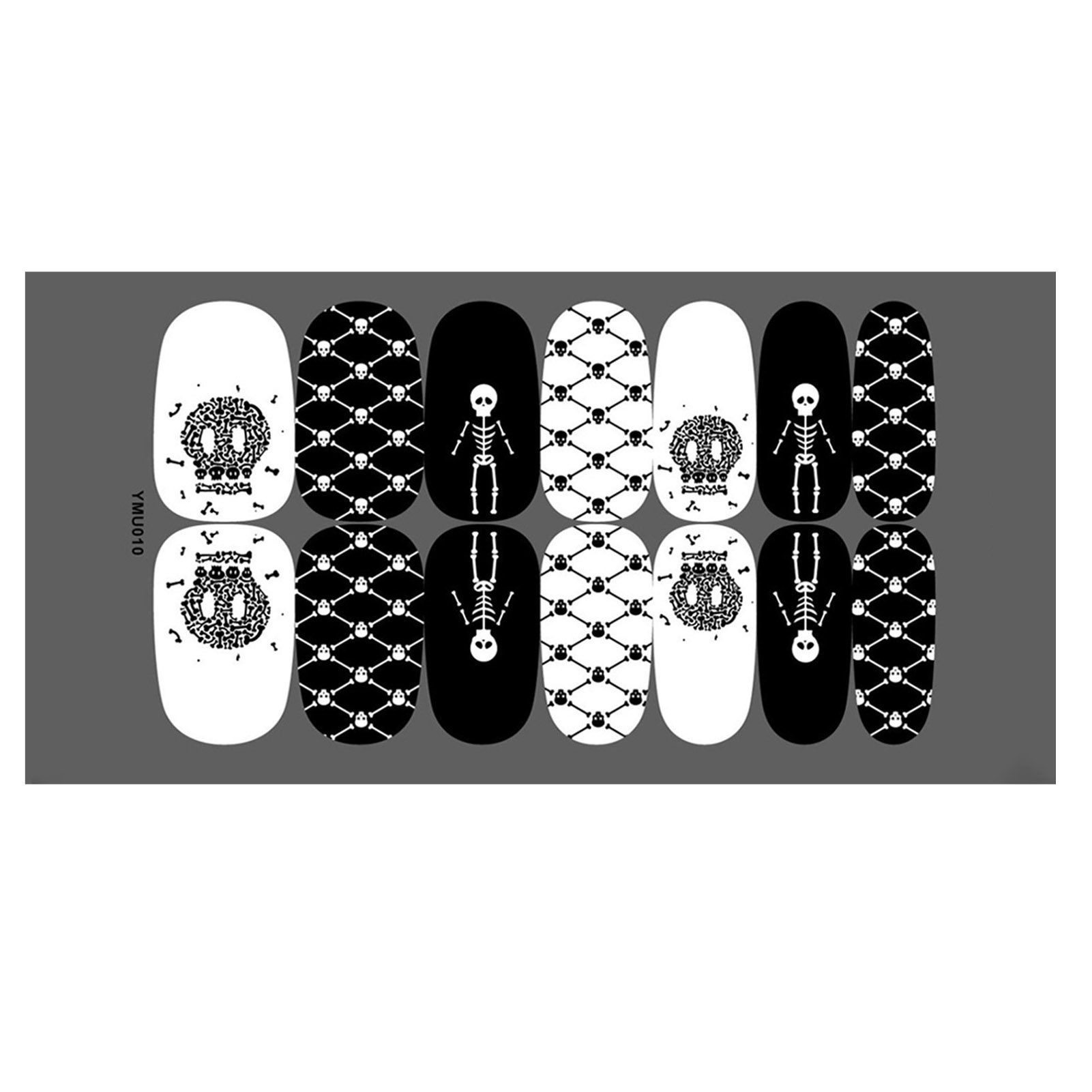 Biplut Luminous Nail Art Stickers Self Adhesive Breathable Festival ...