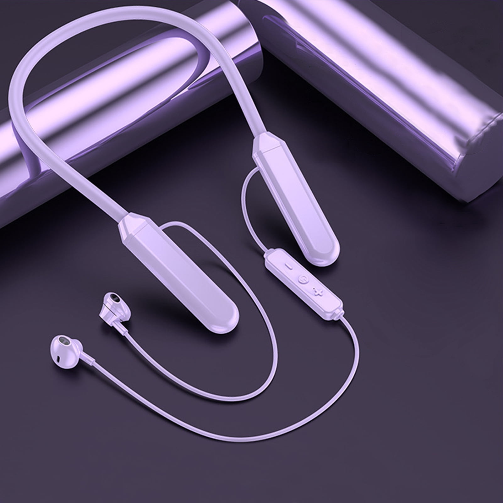 Biplut Neckband Earphone Magnetic Long Standby Dual Battery Wireless ...
