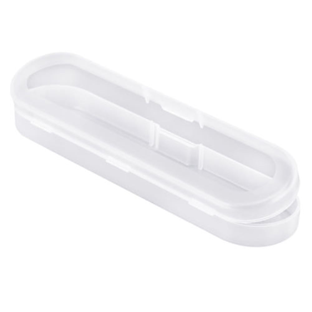Biplut Plastic Clear Transparent Long Storage Box with Lid Collection ...