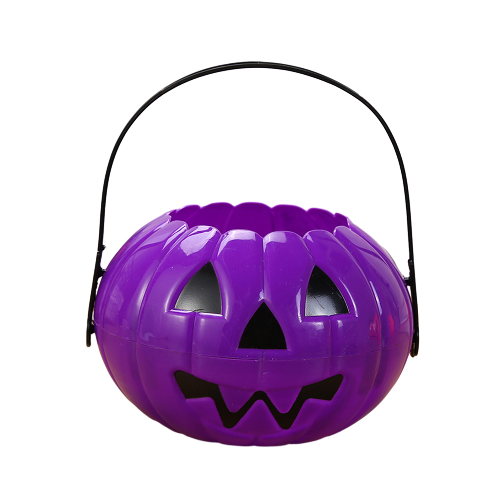Biplut Scary Halloween Candy Bucket Detachable Pumpkin Kettle Box for ...