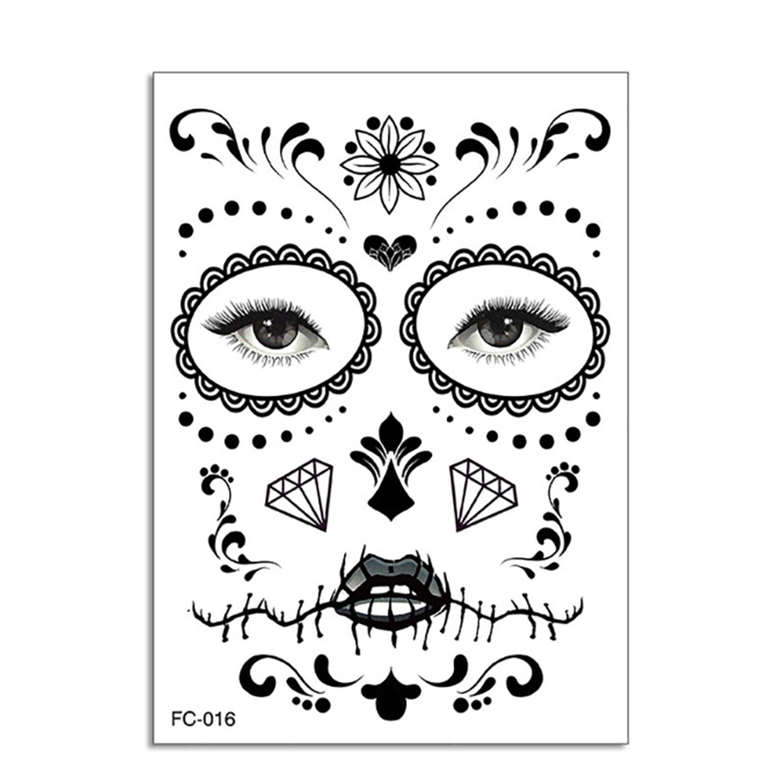 Biplut Tattoo Sticker Skin-friendly Eye-catching Paper Bloody Scars ...