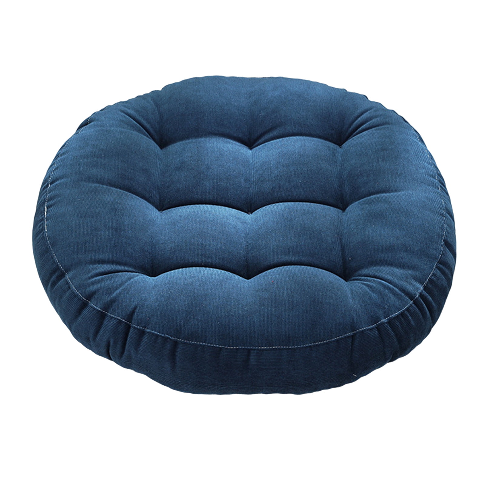 Biplut Tufted Seat Cushion Extra Thick High Elasticity Soft Round Solid ...