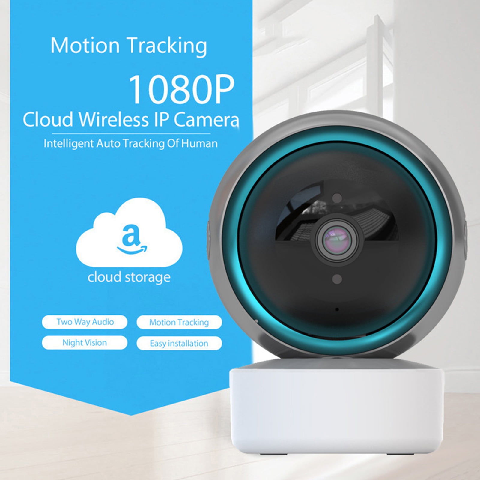 Biplut Wireless Camera Cloud Storage Night Vision Alarm Function APP ...
