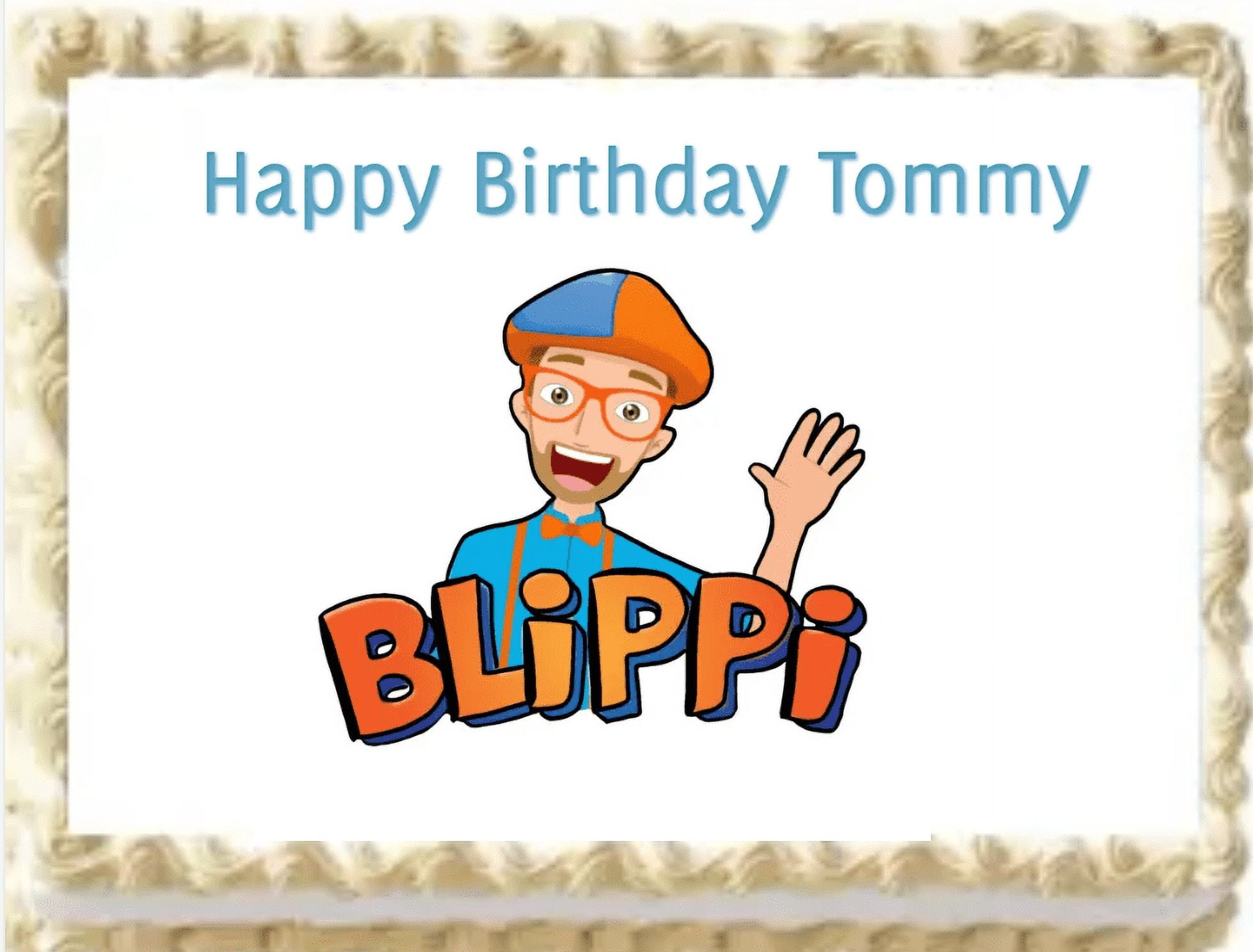 Bippi Personalized Edible Cake Image Frosting Topper Decoration 1/4 ...