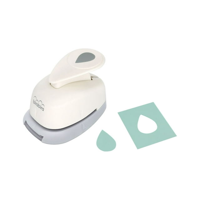Bira 5/8 inch Tear Drop 2 Shape Lever Action Craft Punch for Paper ...