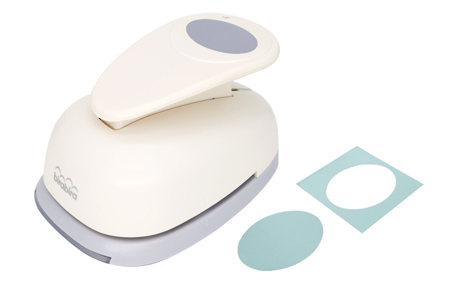 Bira Craft 3 inch Oval, Easter Egg Punch, Lever Action Craft Punch for ...