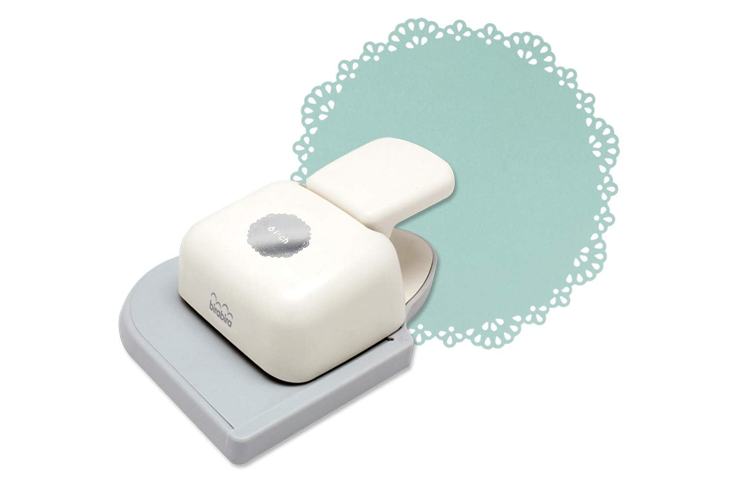 Bira Craft Full-Edge Punch, DHF10 Doily Shape Lever Action Craft Punch ...