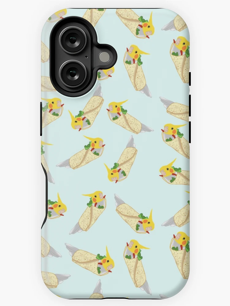 Birbito Cockatiel Doodle Case iPhone 11 12 13 14 15 16 Pro Max Cute ...