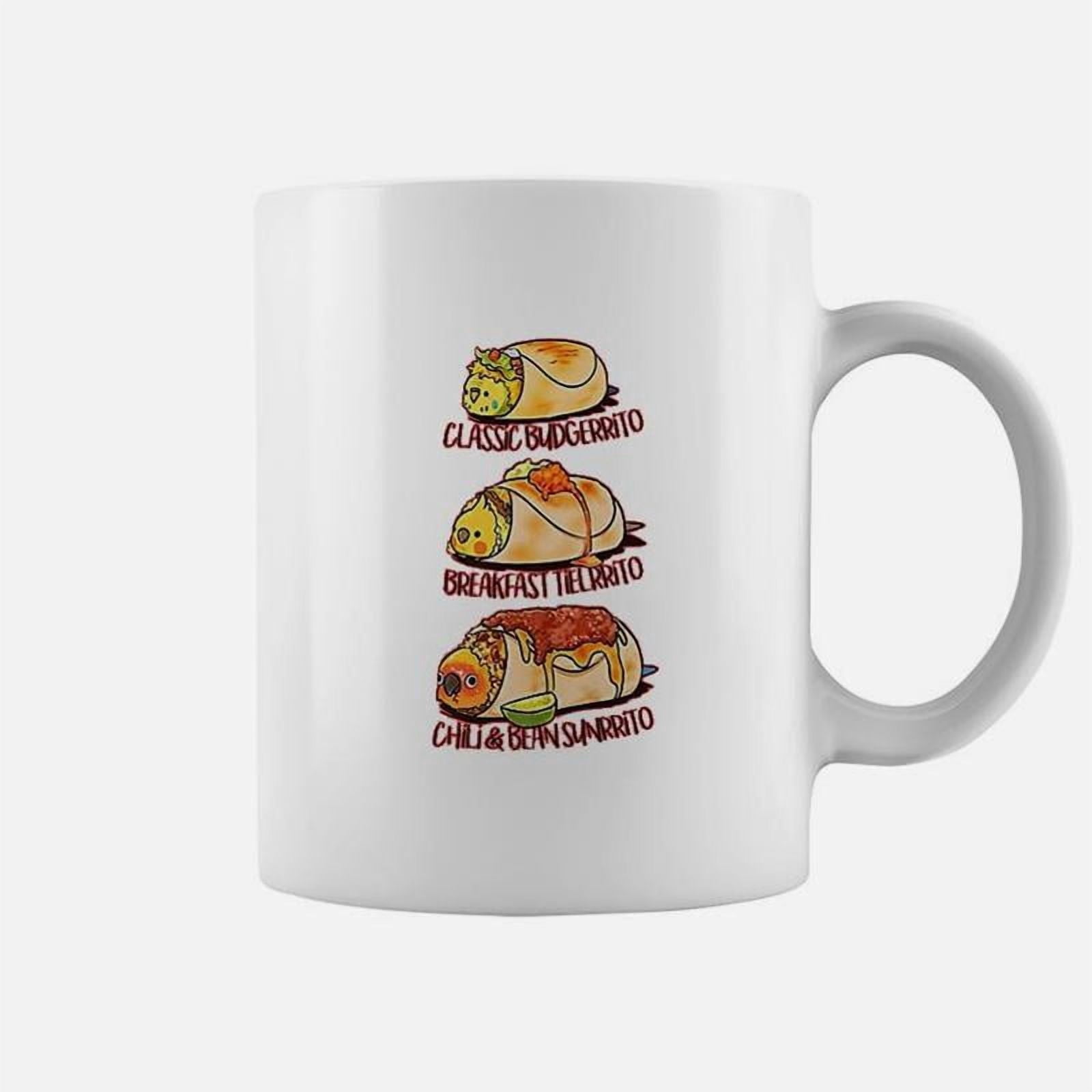 Birbrritos Budgie Cockatiel Sun Conure Burrito Coffee Mug - Walmart.com
