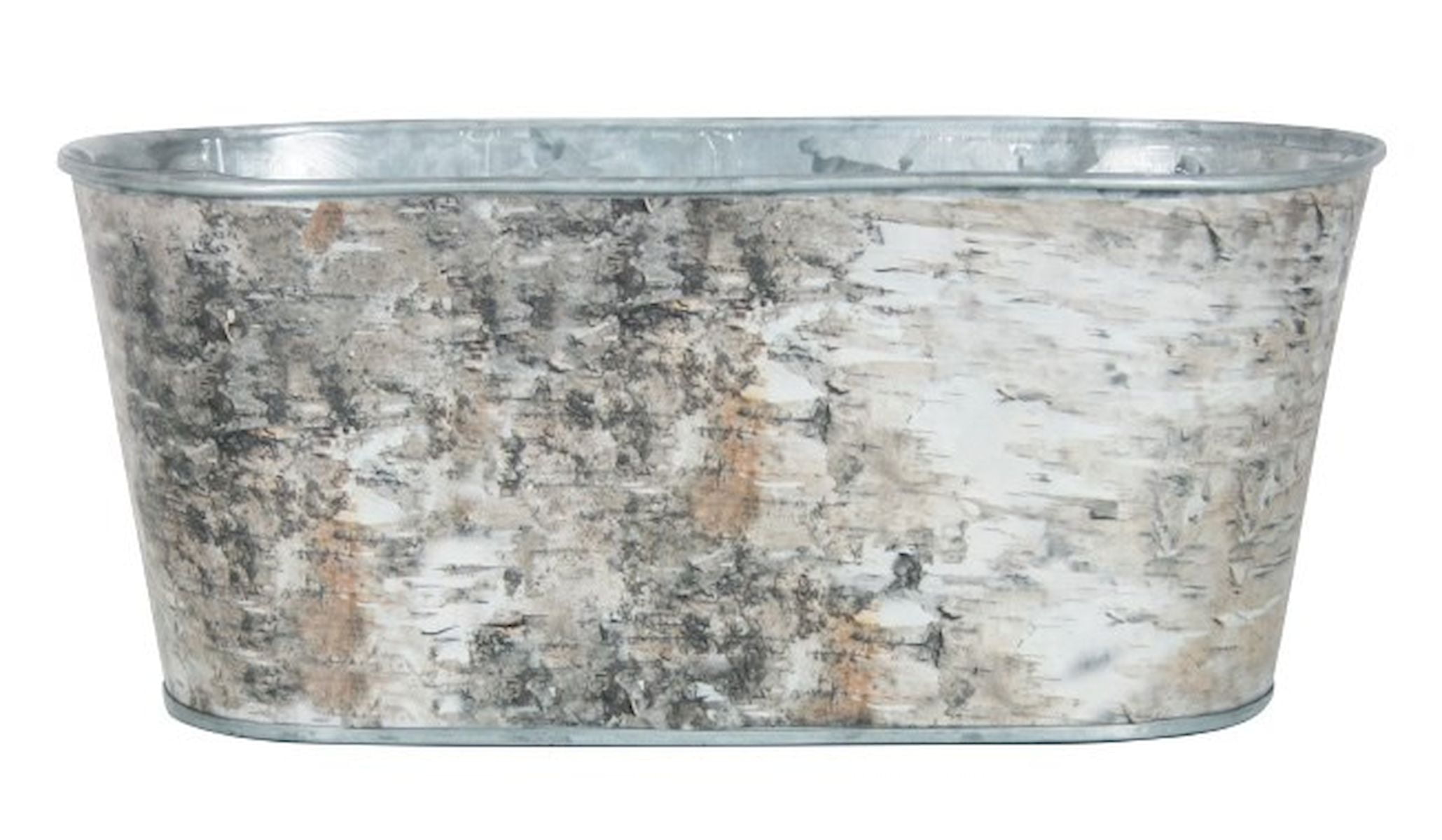 Birch Bark Look Exterior Planter - Walmart.com
