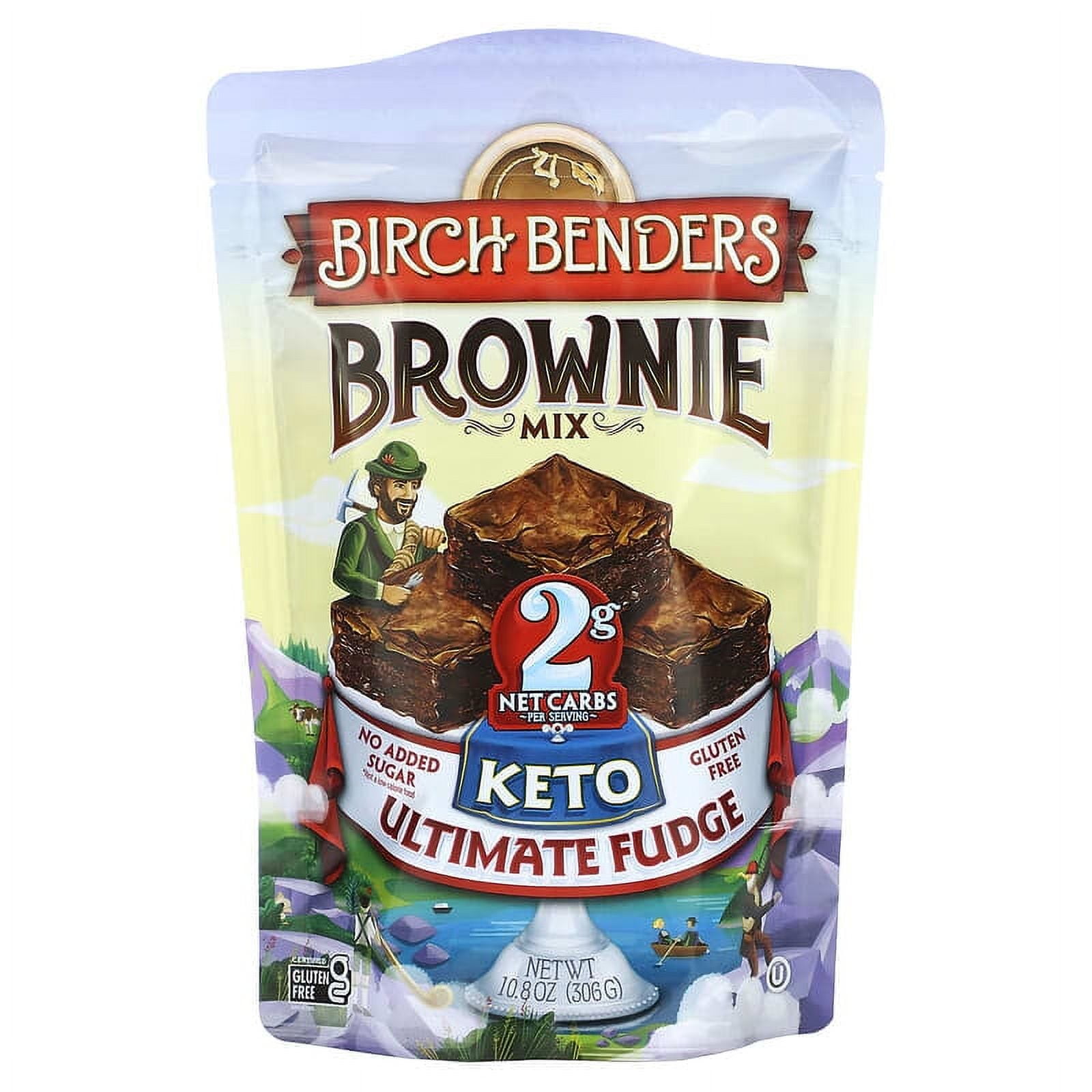 Birch Benders, Brownie Mix, Keto, Ultimate Fudge, 10.8 oz (306 g) Pack ...