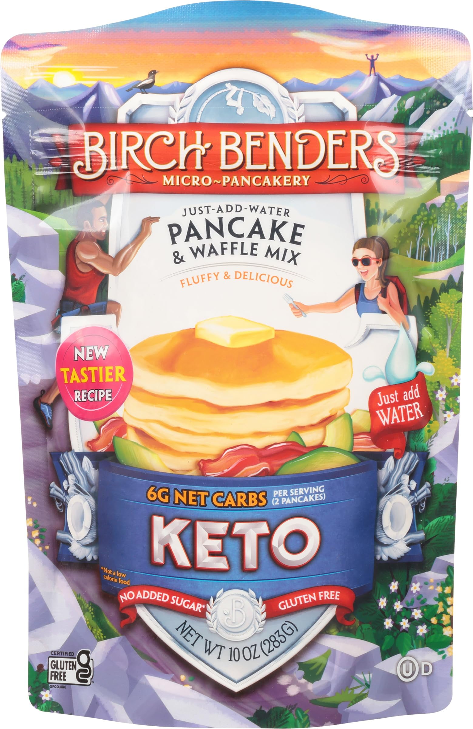 Birch Benders GriddleITSC Cakes, Pancake Waffle Mix Keto, 10 Ounce ...