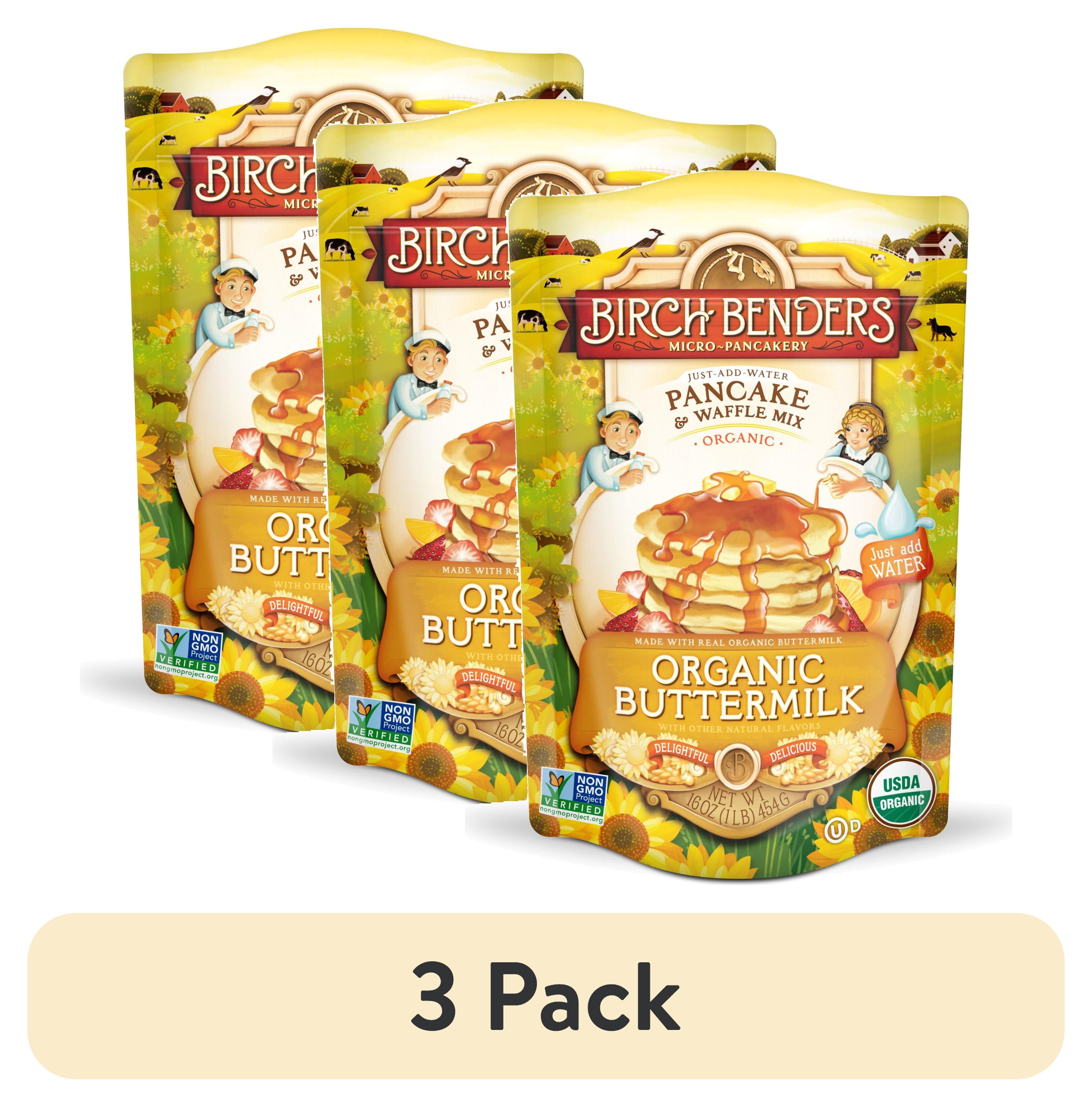(3 pack) Birch Benders Organic Buttermilk Pancake Mix, 16 oz - Walmart.com