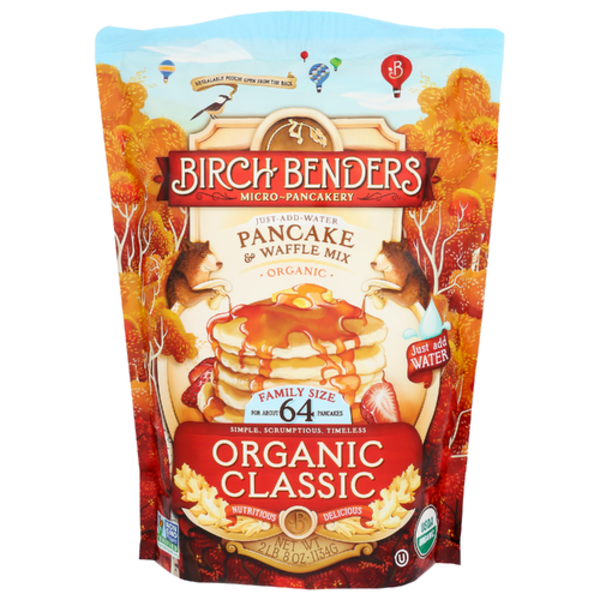 Birch Benders Organic Family Size Pancake And Waffle Mix 40 oz - Pack ...