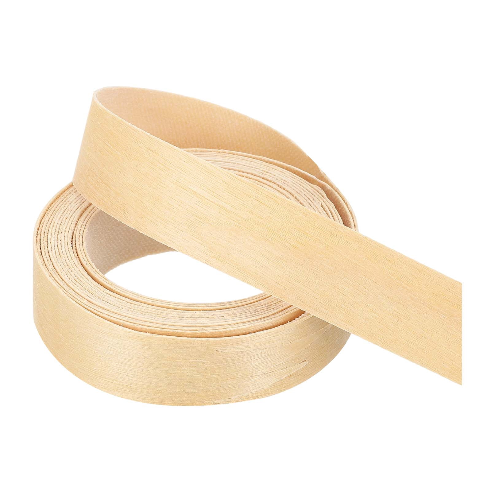 Uxcell Edge Banding, Wood Veneer Tape Pre-glued Plywood Edge Banding ...
