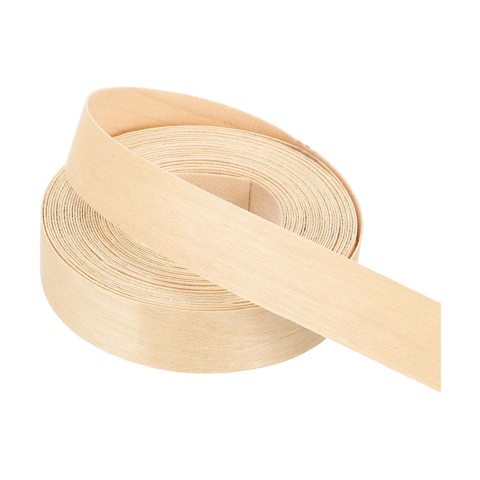 Uxcell Edge Banding, Wood Veneer Tape Pre-glued Plywood Edge Banding ...