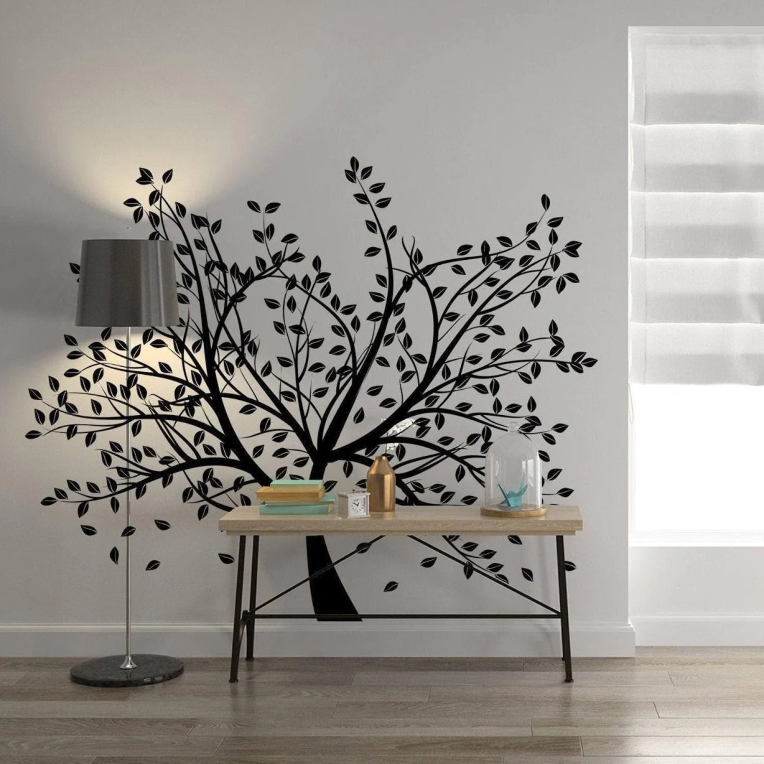 Birch Grove Vinyl Wall Decal Nature-Inspired Peaceful Space Sticker ...
