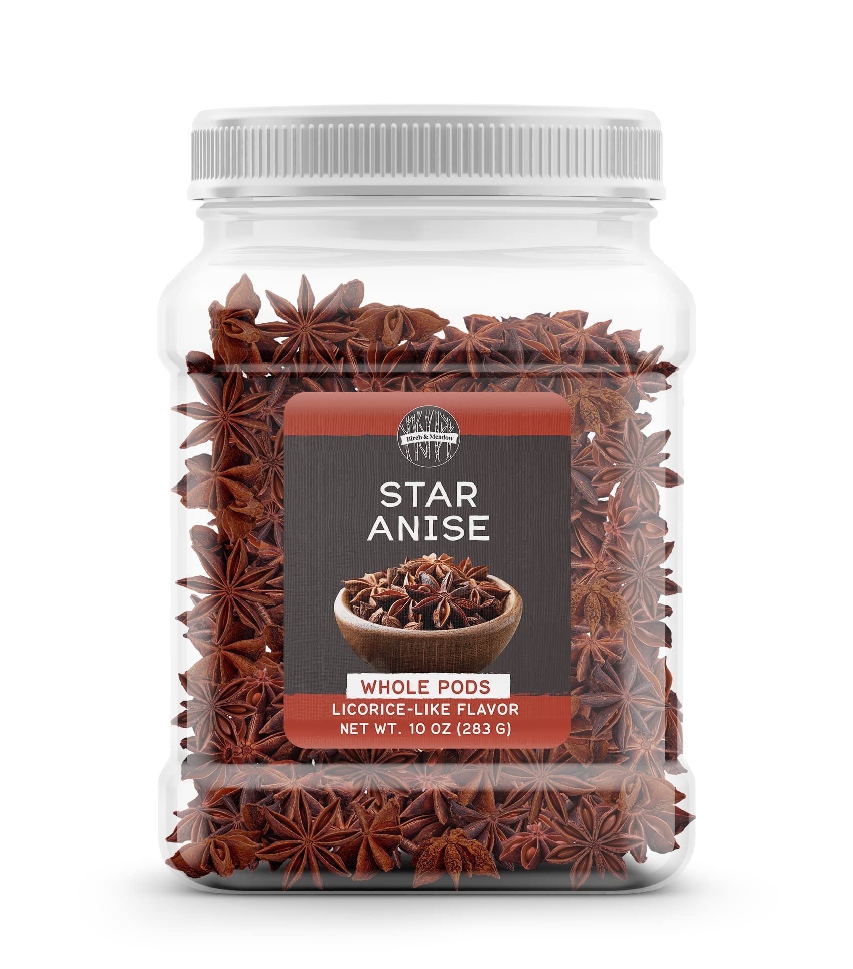 Birch & Meadow 10 oz of Whole Star Anise, Teas & Baking, Whole Dried ...