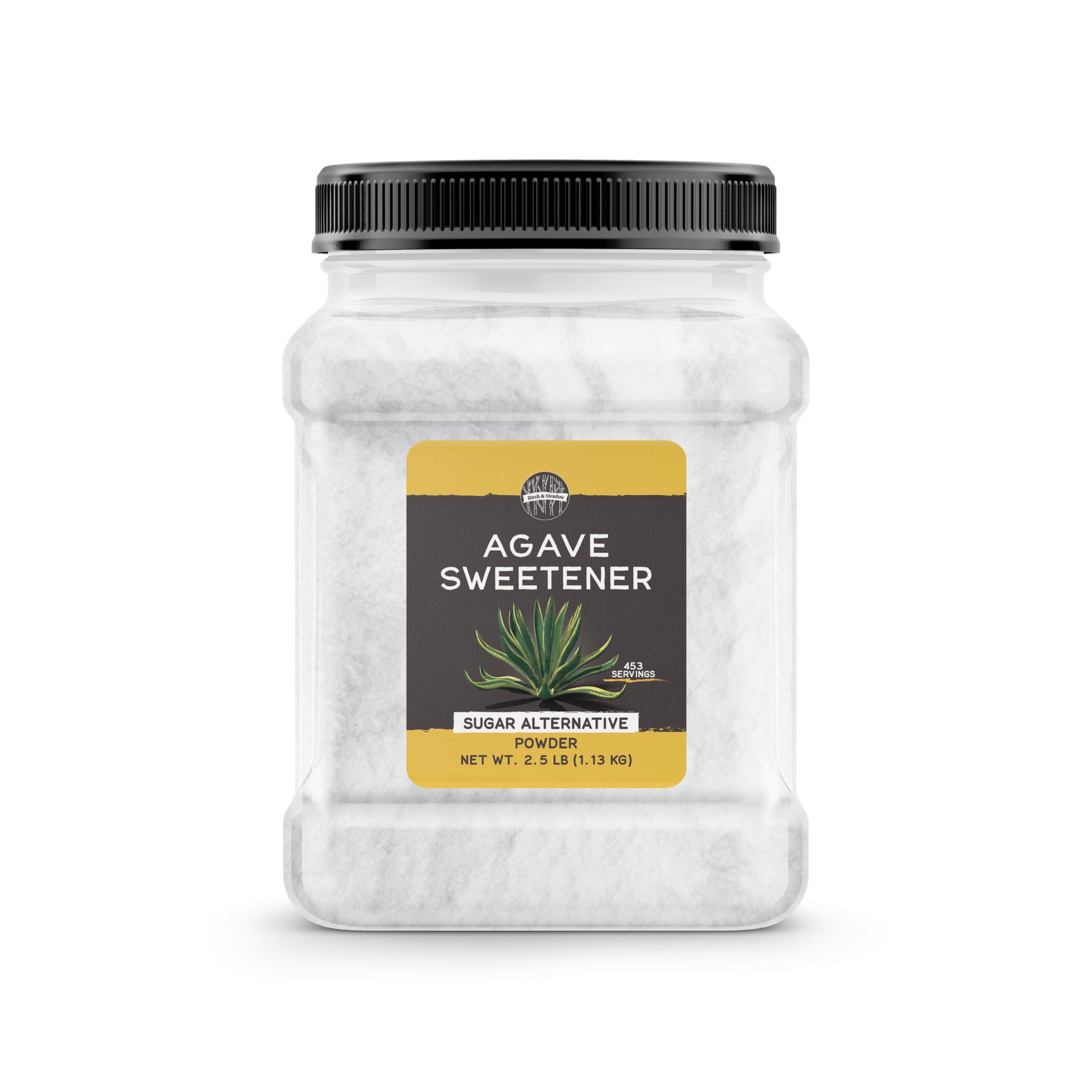 Birch & Meadow 2.5 lb of Agave Sweetener, Plant-Based, Powder, Sweetens ...
