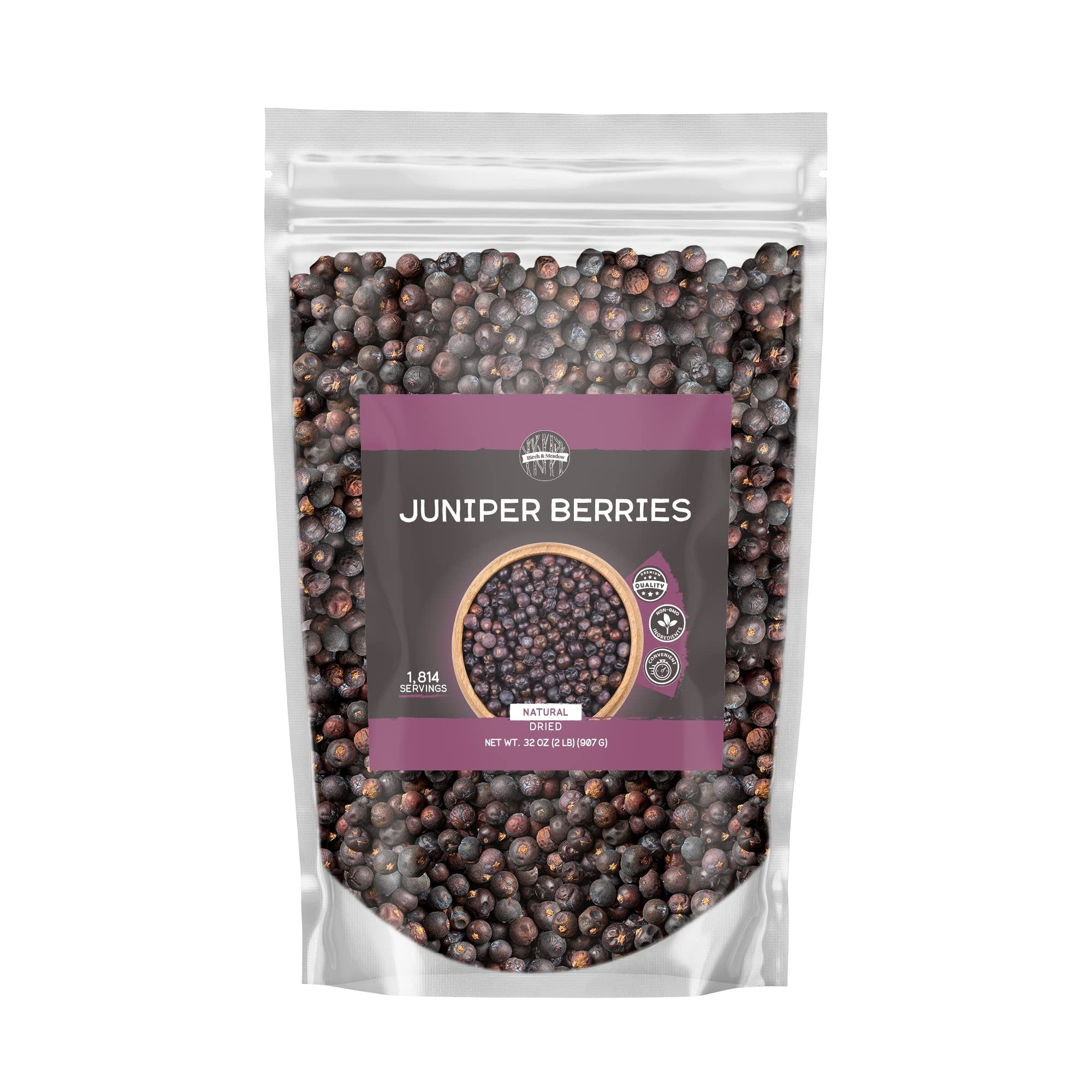Birch & Meadow 2 lb of Dried Juniper Berries, Herbaceous & Strong ...
