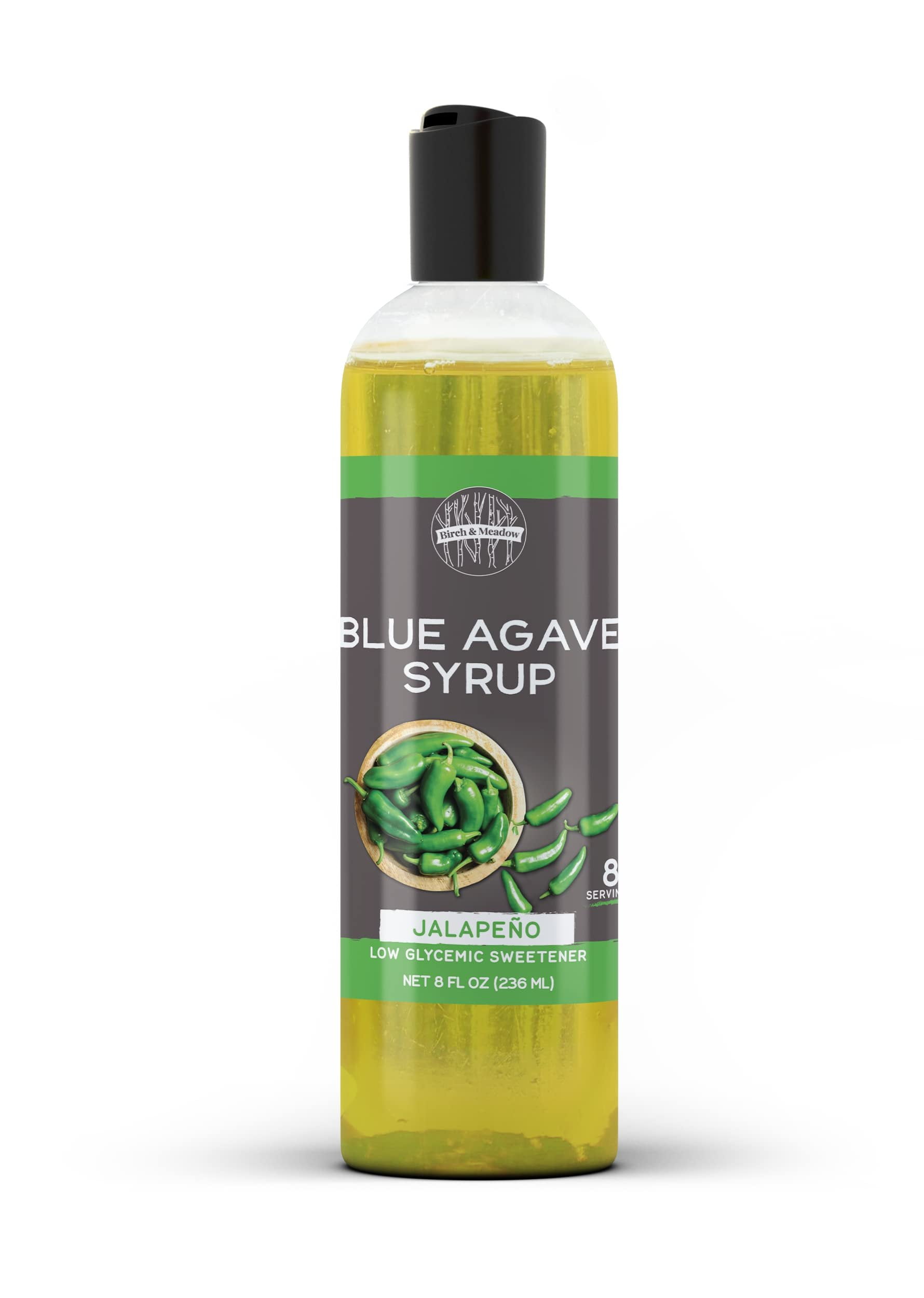 Birch & Meadow 8 fl oz of Jalapeo Agave Syrup, Non-GMO, Sweet & Spicy - Walmart.com