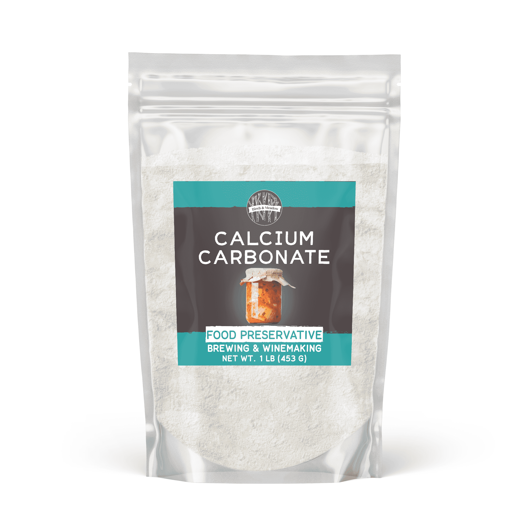 Birch & Meadow Calcium Carbonate, 1 lb, Food Preservative, Winemaking ...