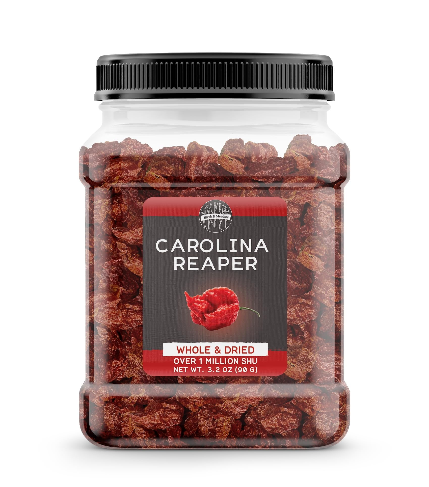 Birch & Meadow Carolina Reaper Peppers, 3.2 oz, Whole & Dried ...