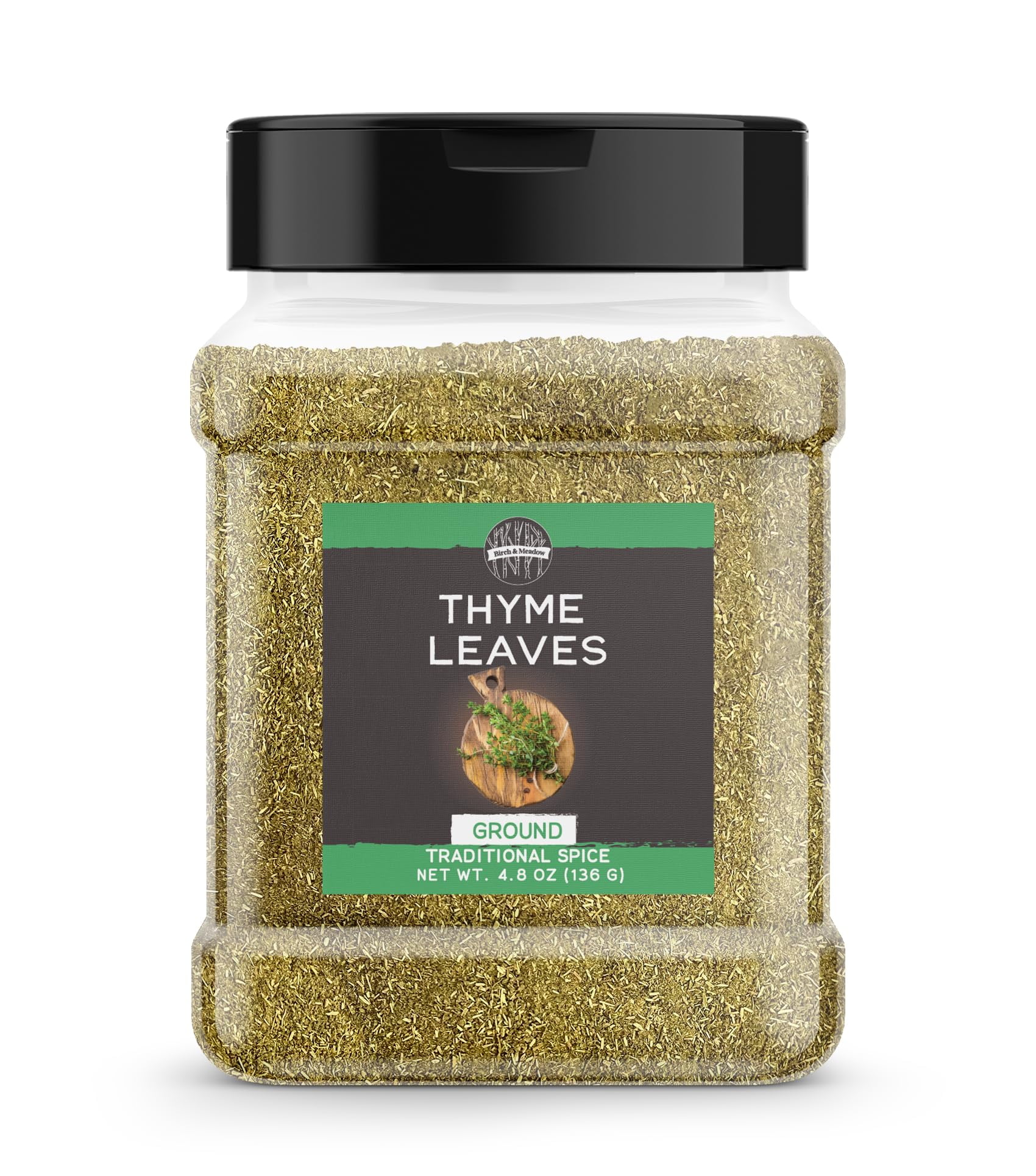Birch & Meadow Ground MZF22 Thyme, 4.8 oz, Soups & Pastas, Traditional Seasoning - Walmart.com