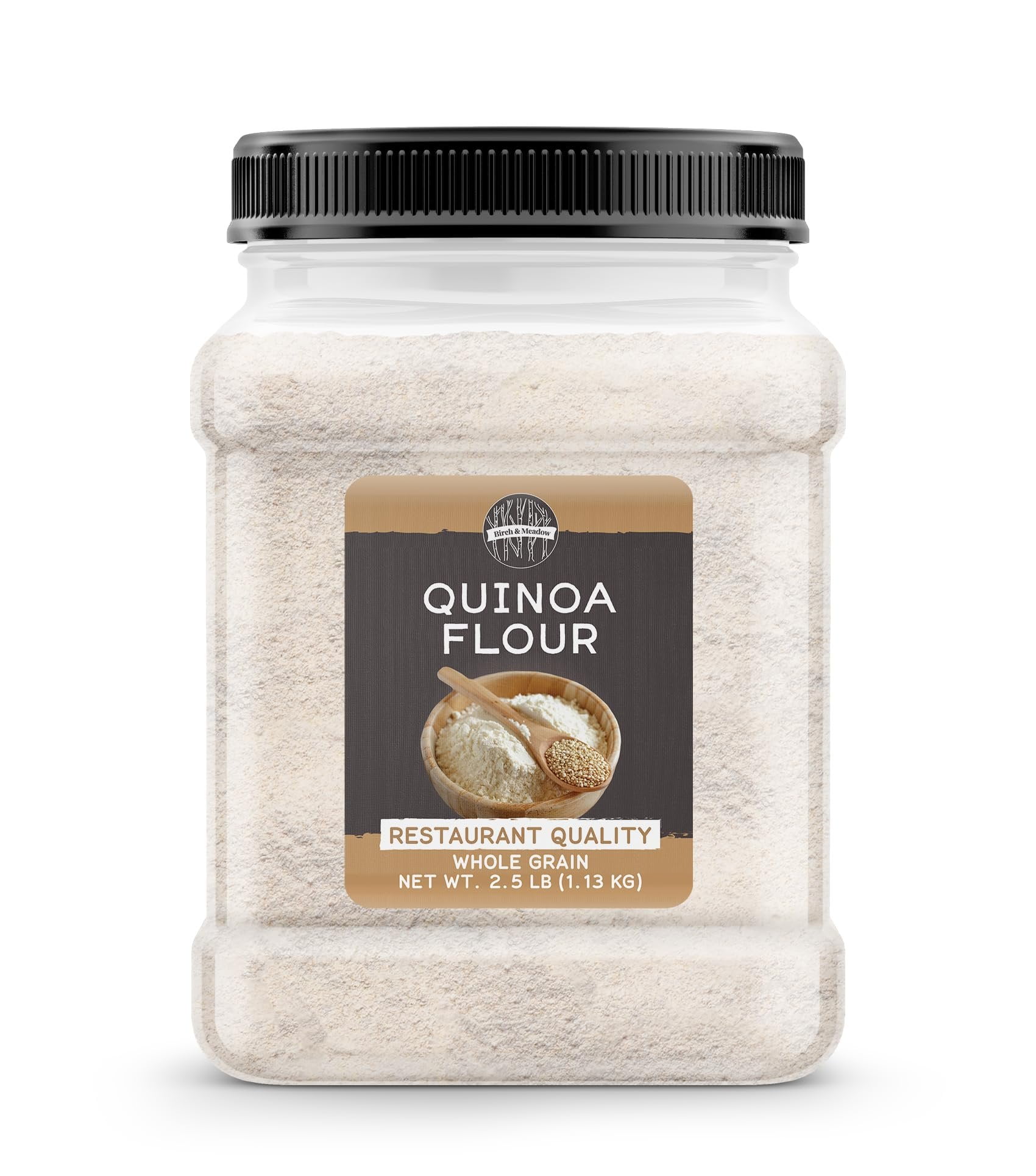 Birch & Meadow Quinoa Flour, 2.5 lb, Nutritional, Gluten-Free Flour ...