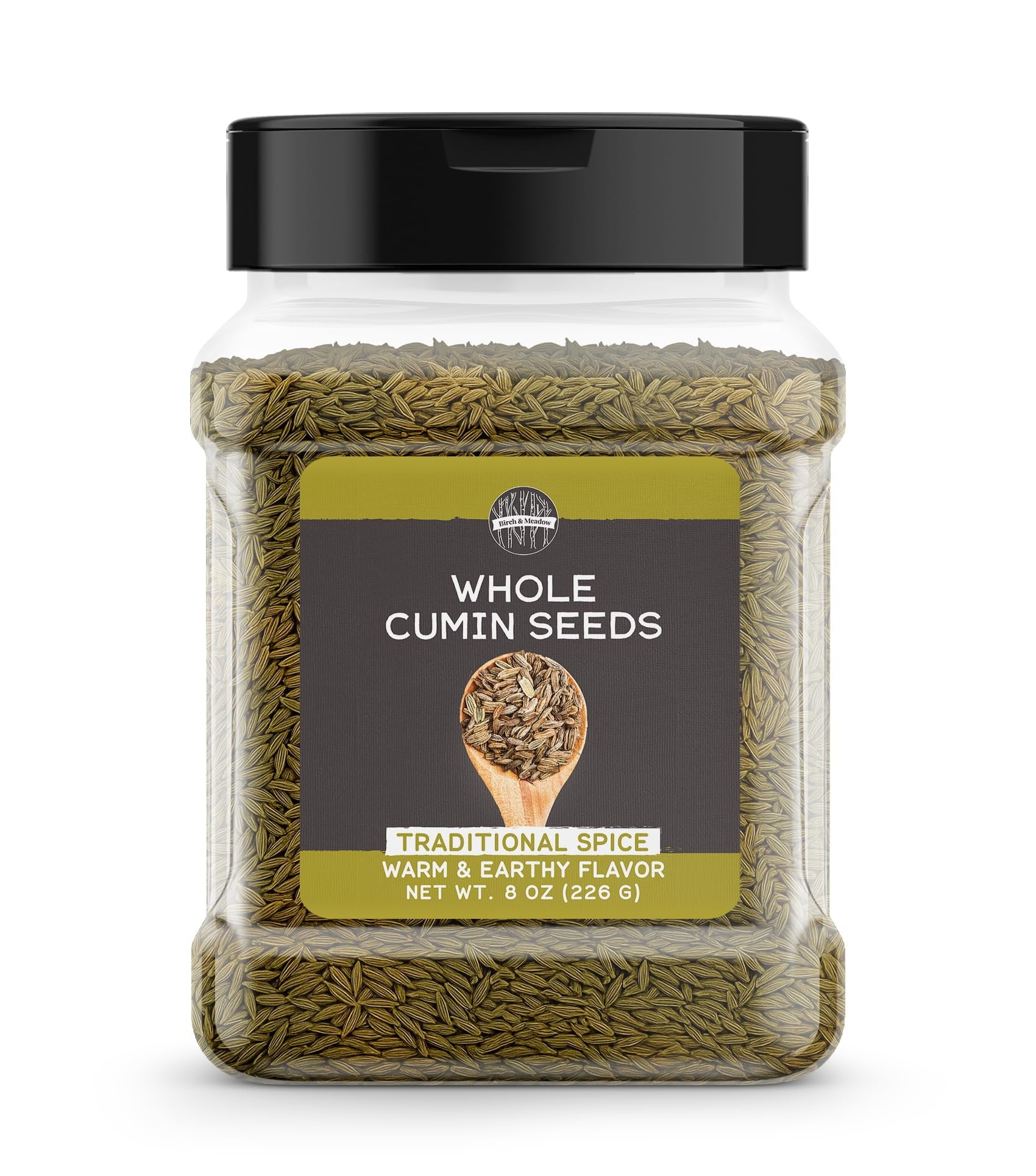 Birch & Meadow Whole Cumin Seeds, 8 oz, Earthy & Warm Flavor, Aromatic ...