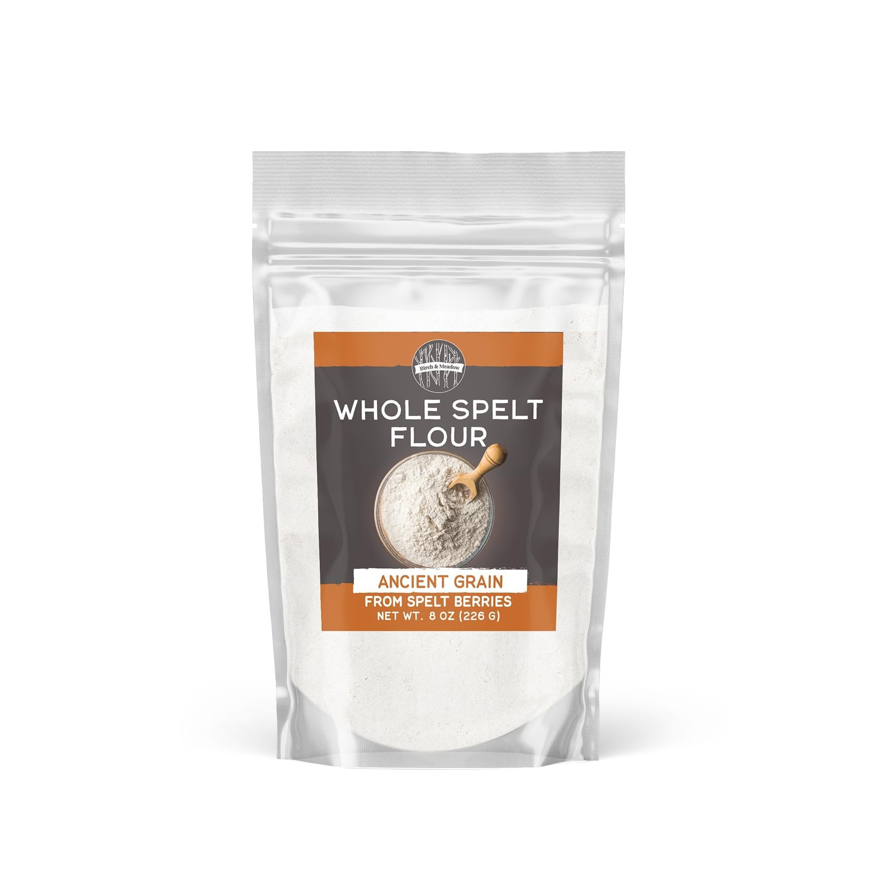 Birch & Meadow Whole Spelt Flour, 8 oz, Ancient Grain, From Spelt ...