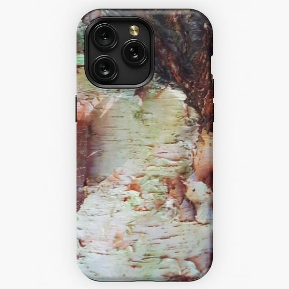 Birch Tree Minimal Design Woodland Pattern iPhone Case 17 16 15 14 13 ...