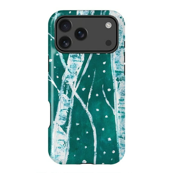 Birch Tree Painting Colorful Landscape iPhone Case for iPhone 17 to 11 ...