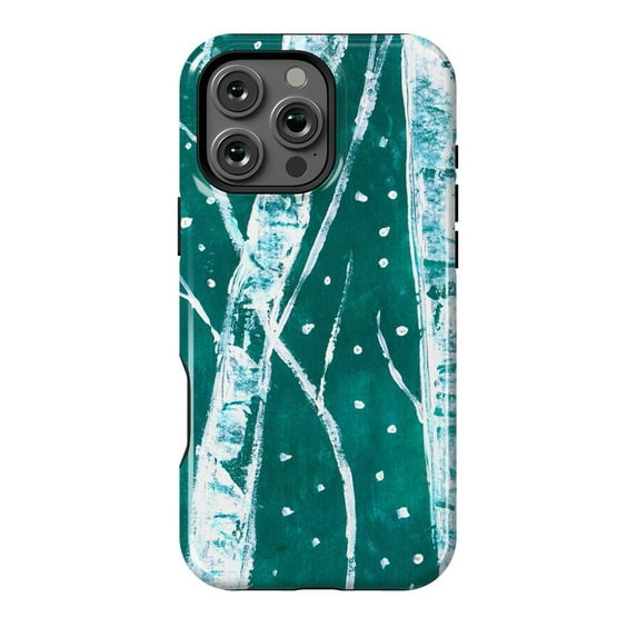 Birch Tree Painting Nature Art iPhone Case 17 16 15 14 13 12 11 Pro Max ...