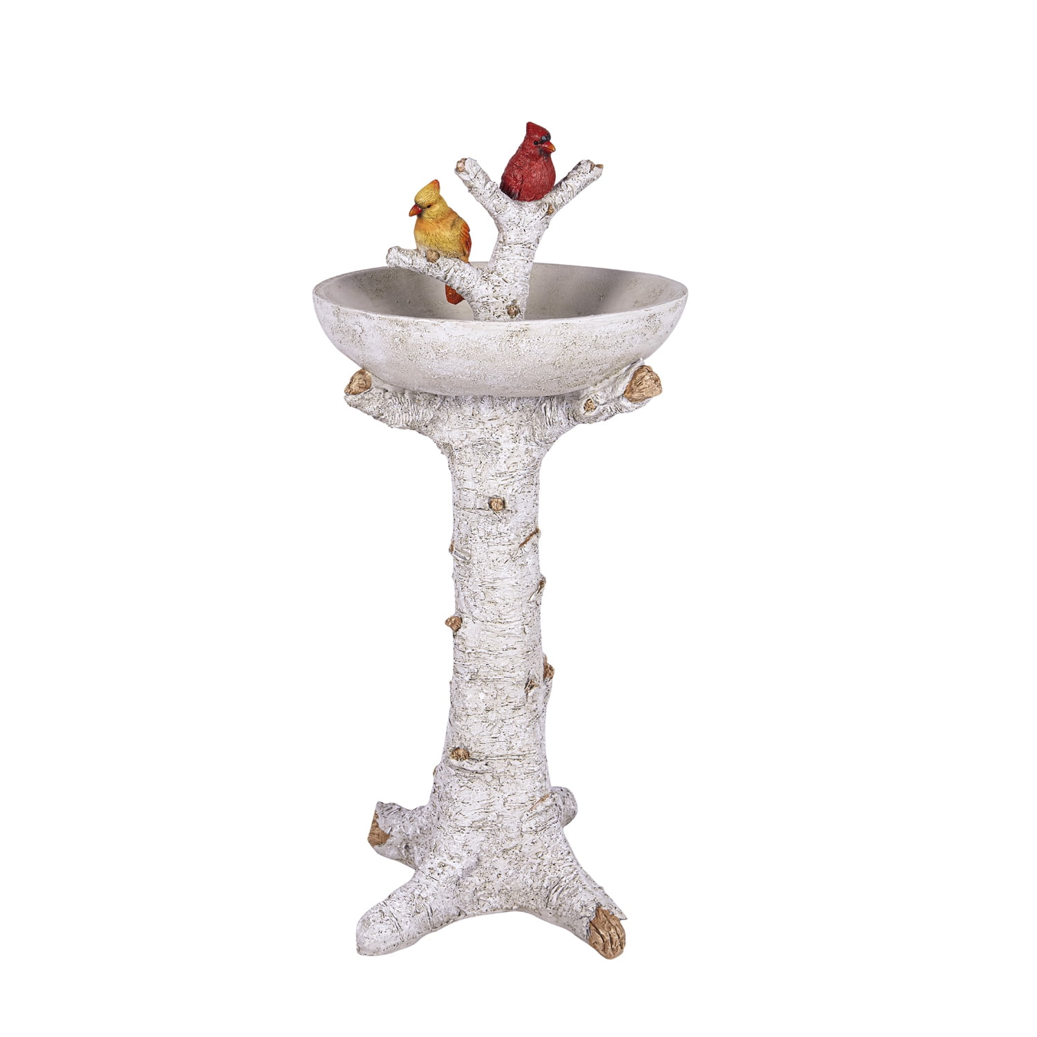 Birch Tree Resin Bird Bath - Walmart.com