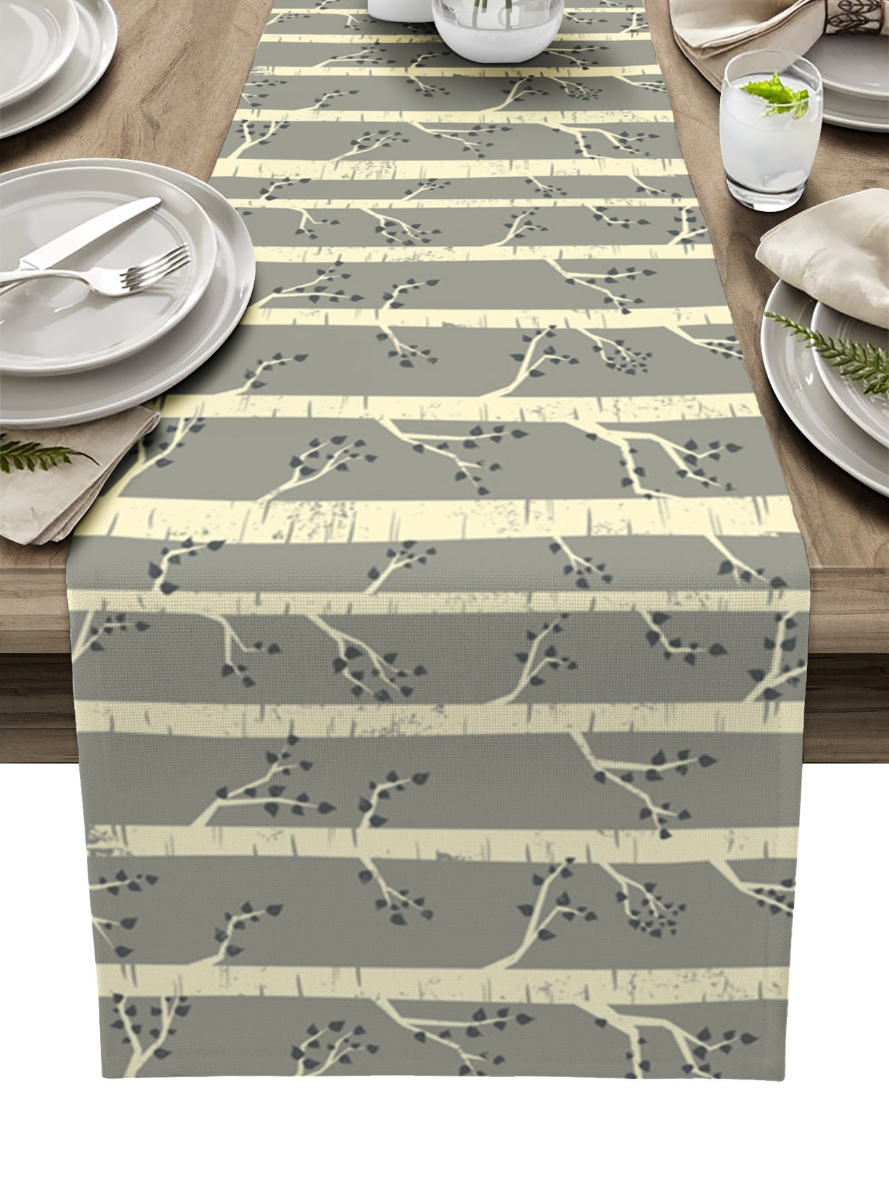 Birch Tree Table Runners Kitchen Table ration Dining Table Runners ...
