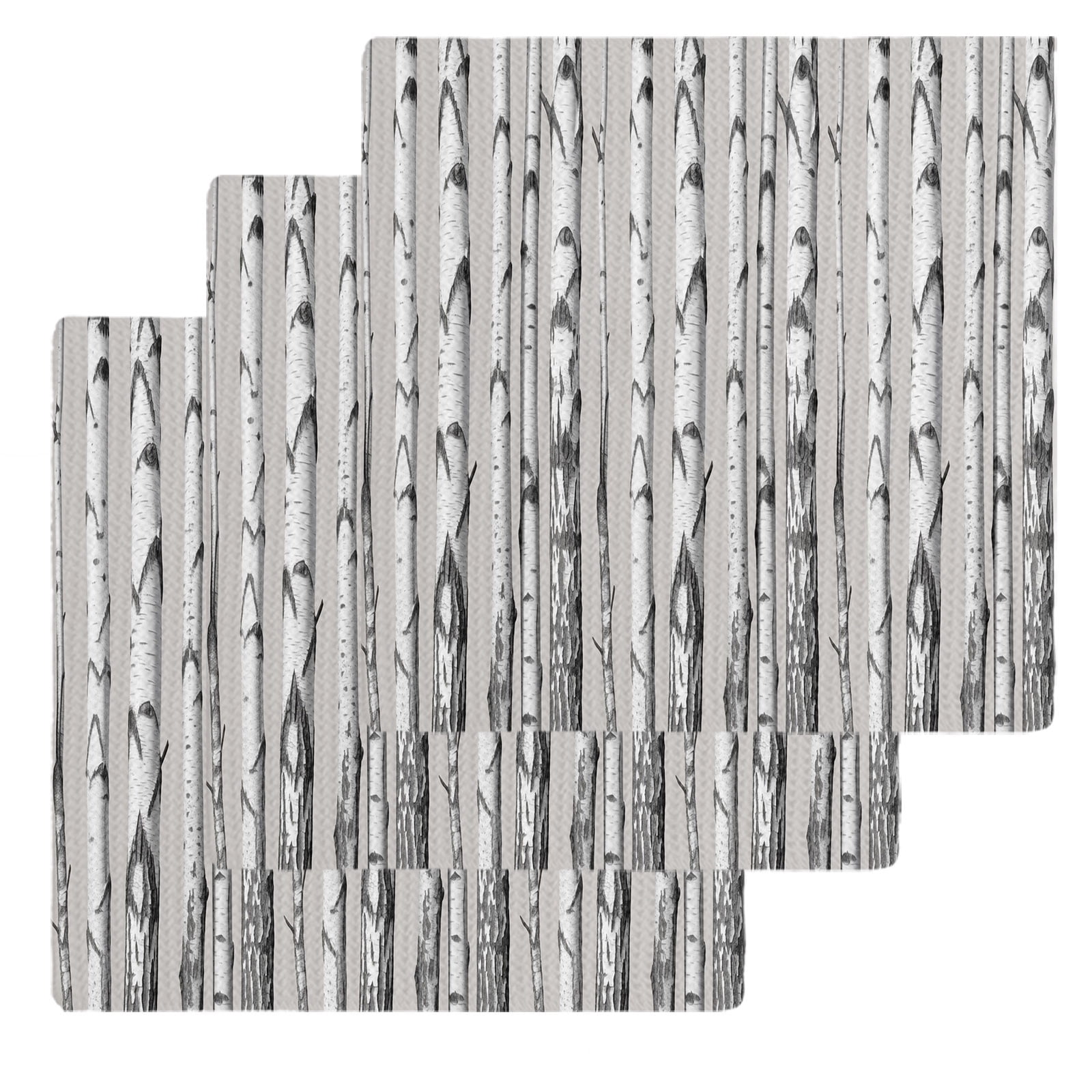 Birch Trees Kitchen Dish Towels for Drying Dishes Set of 3, Forest ...