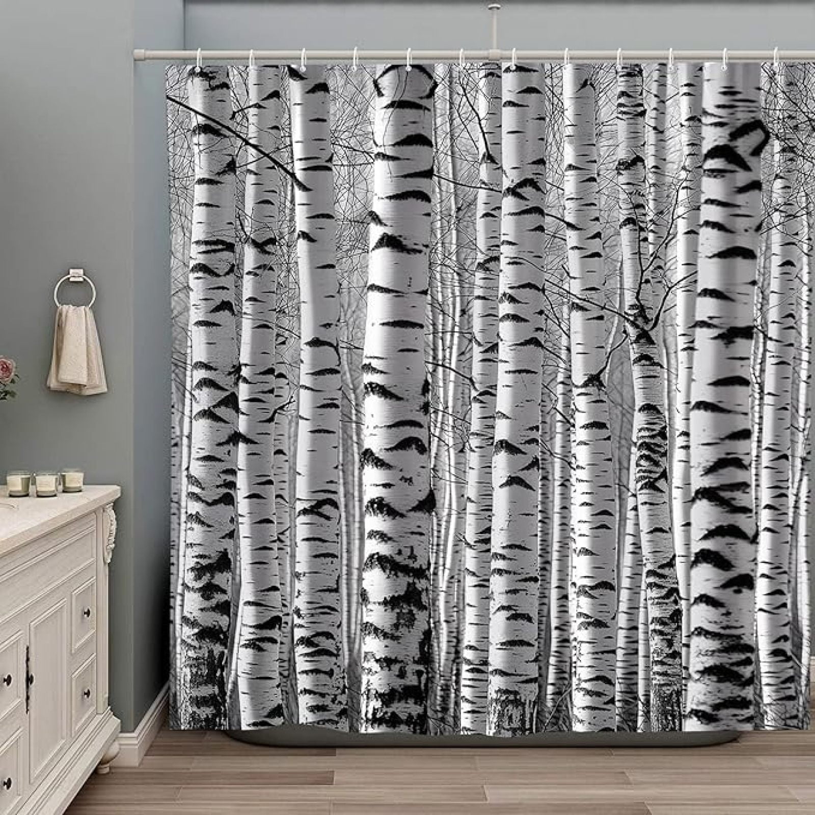 Birch Tree Shower Curtain