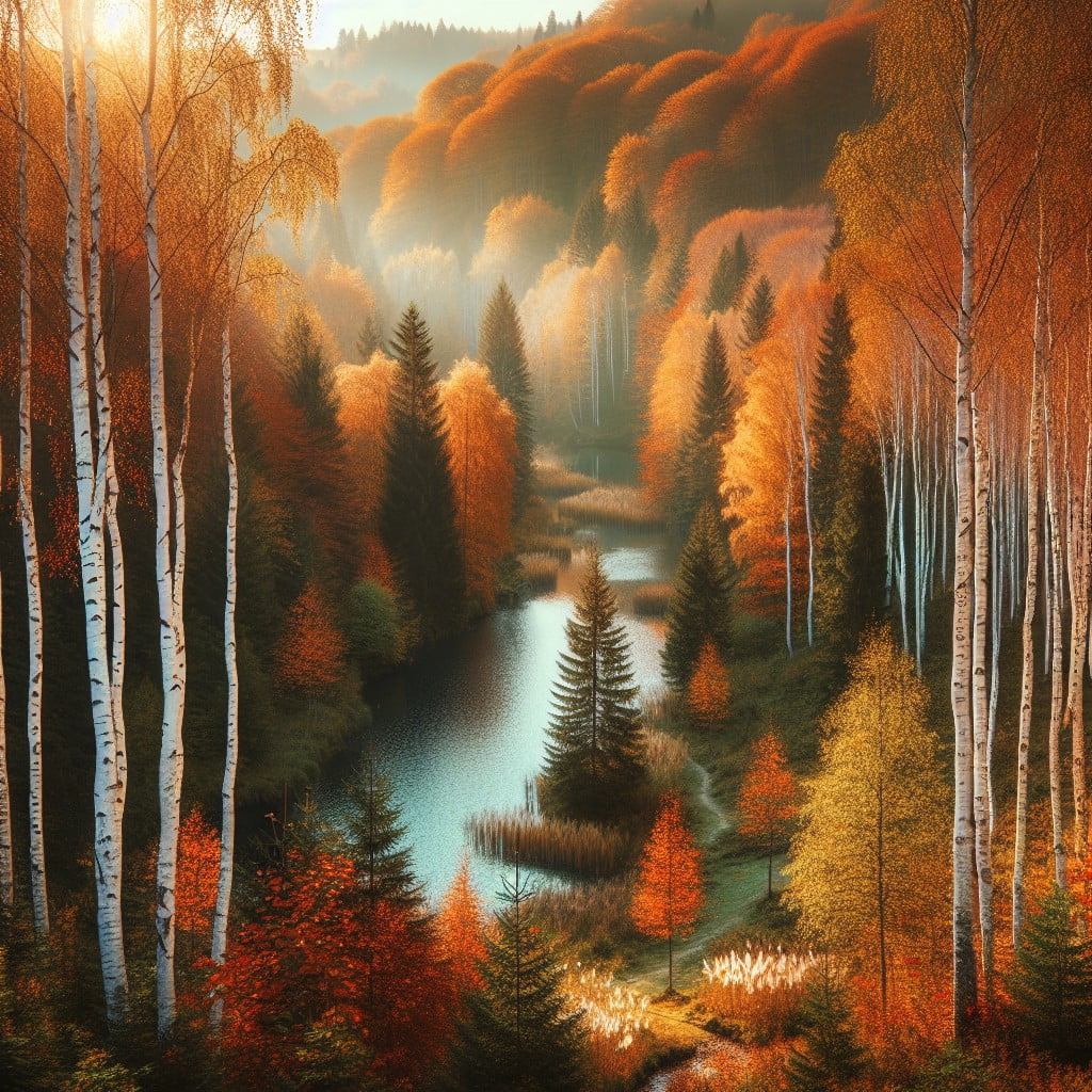 Birch Trees and Lake Landscape 300 Piece Wooden Jigsaw Puzzle for ...