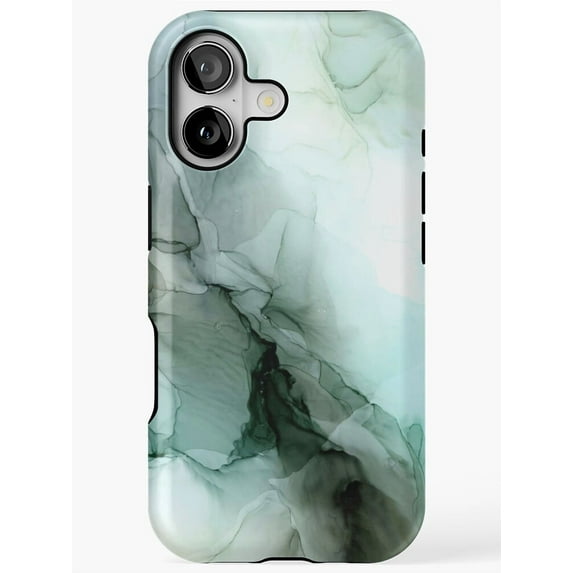 Birch Trees on Aqua Nature Forest Illustration Phone Case for iPhone 11 ...